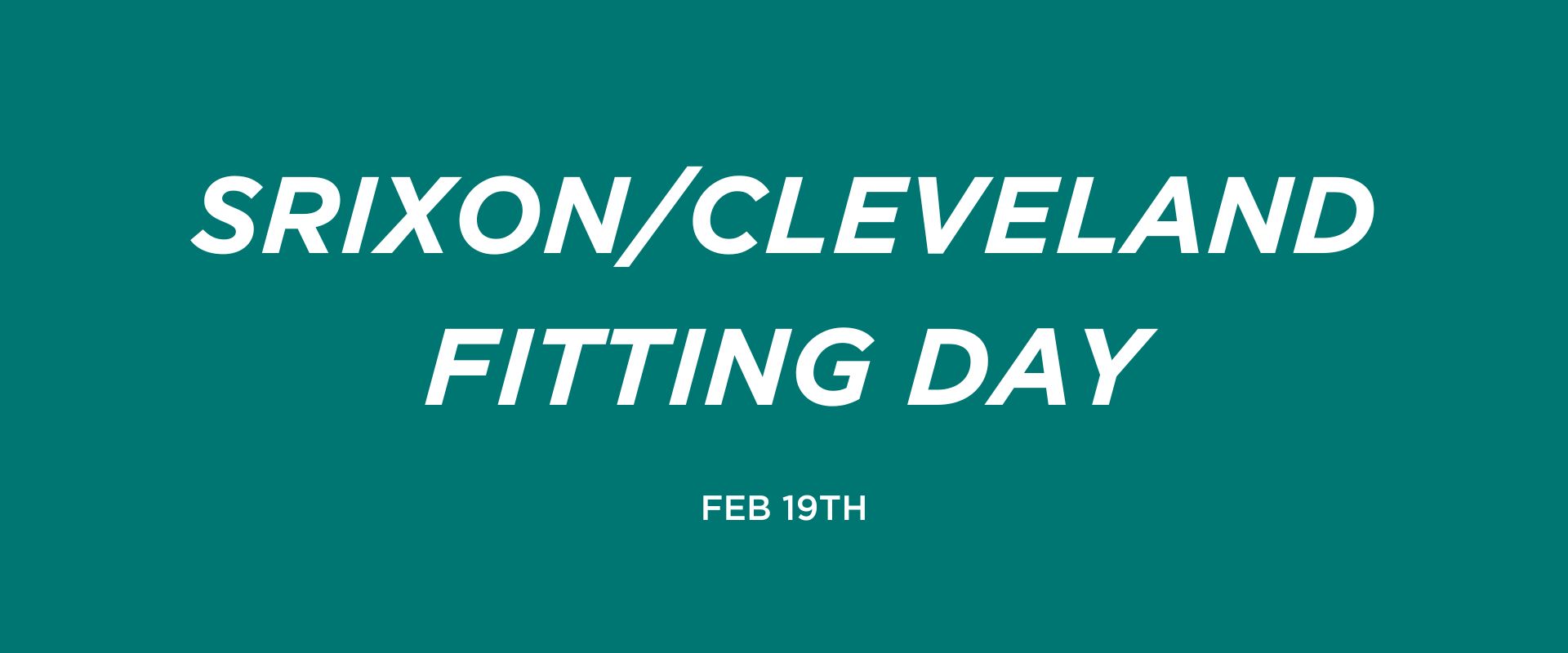 Srixon/Cleveland Fitting Day - 19th February - Bundoora Park Public ...